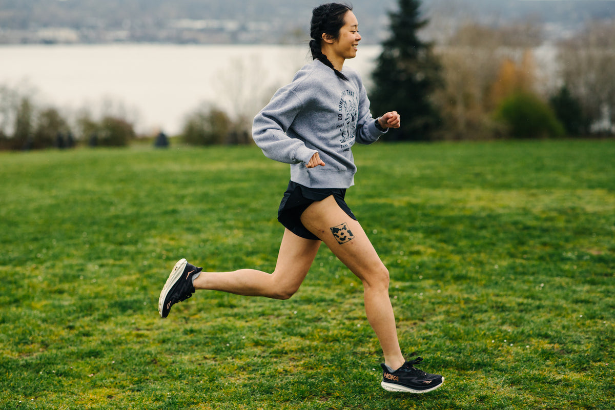 Run Fast. Raise Hell. Hoodie – Sarah Marie Running Co.